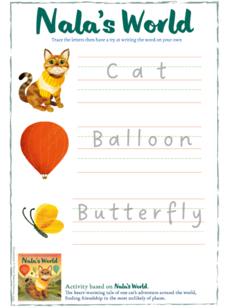 Nala's World Activity Sheets - 1bike1world