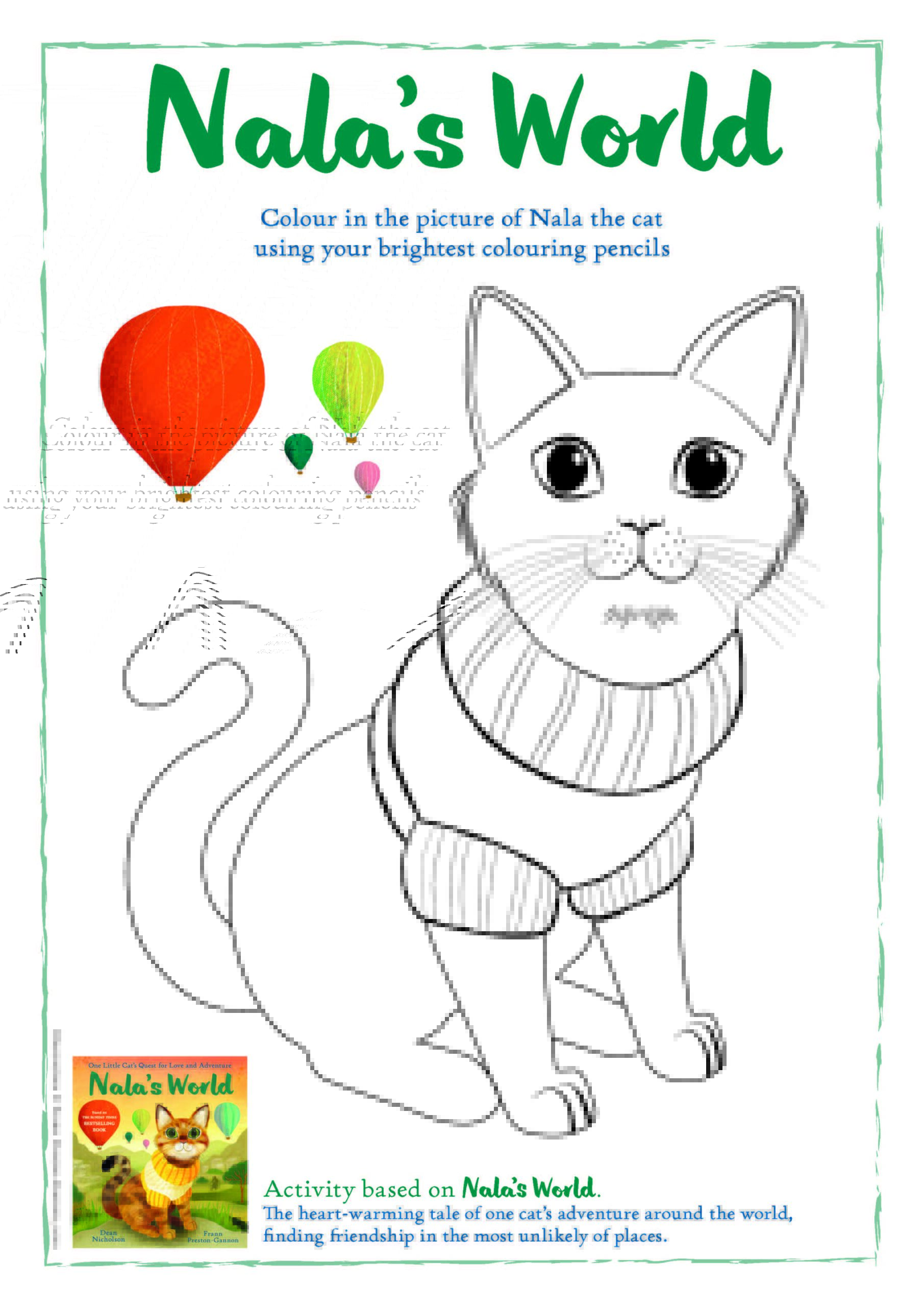Nala's World Activity Sheets - 1bike1world
