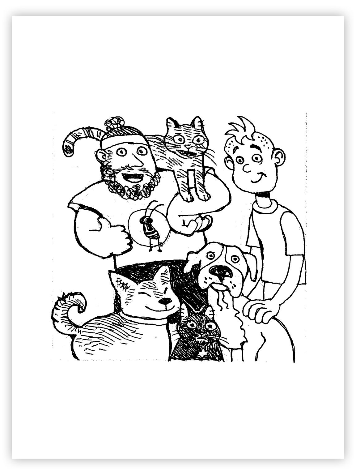Personalised Comic Artwork by Kelly Ulrich | 1bike1world